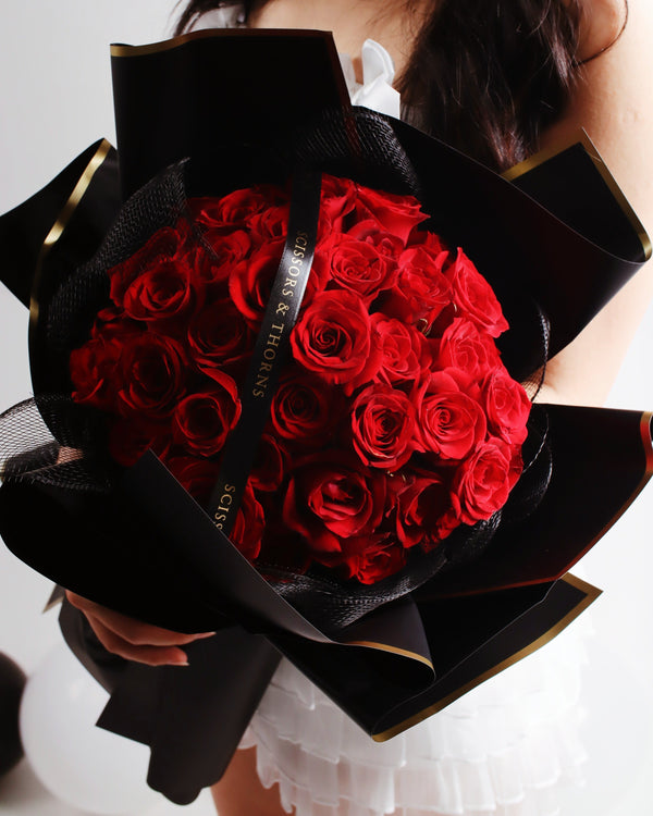 Ruby Romance Scissors And Thorns